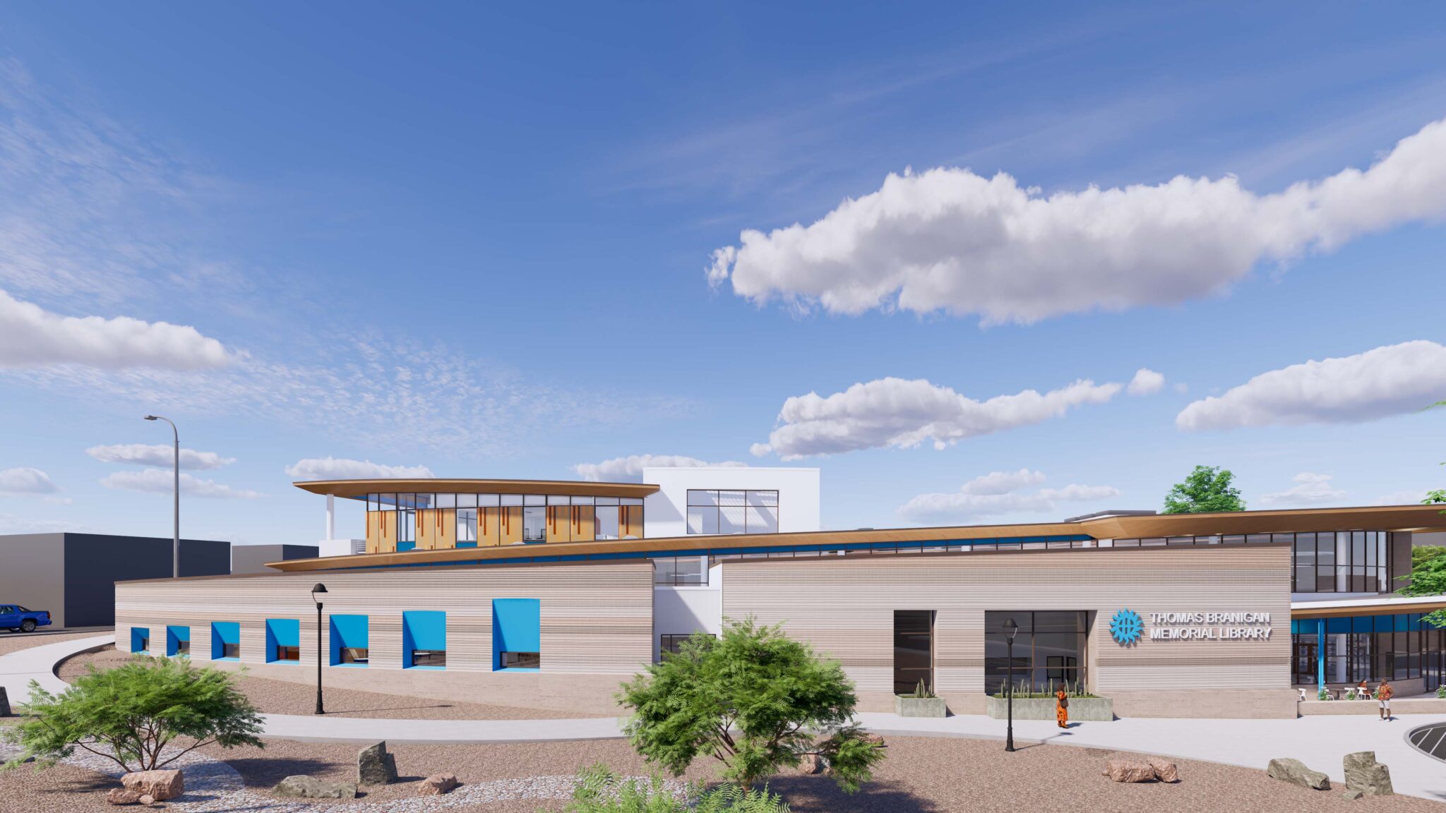 Preliminary Design Branigan Library - Desert Peak Architects